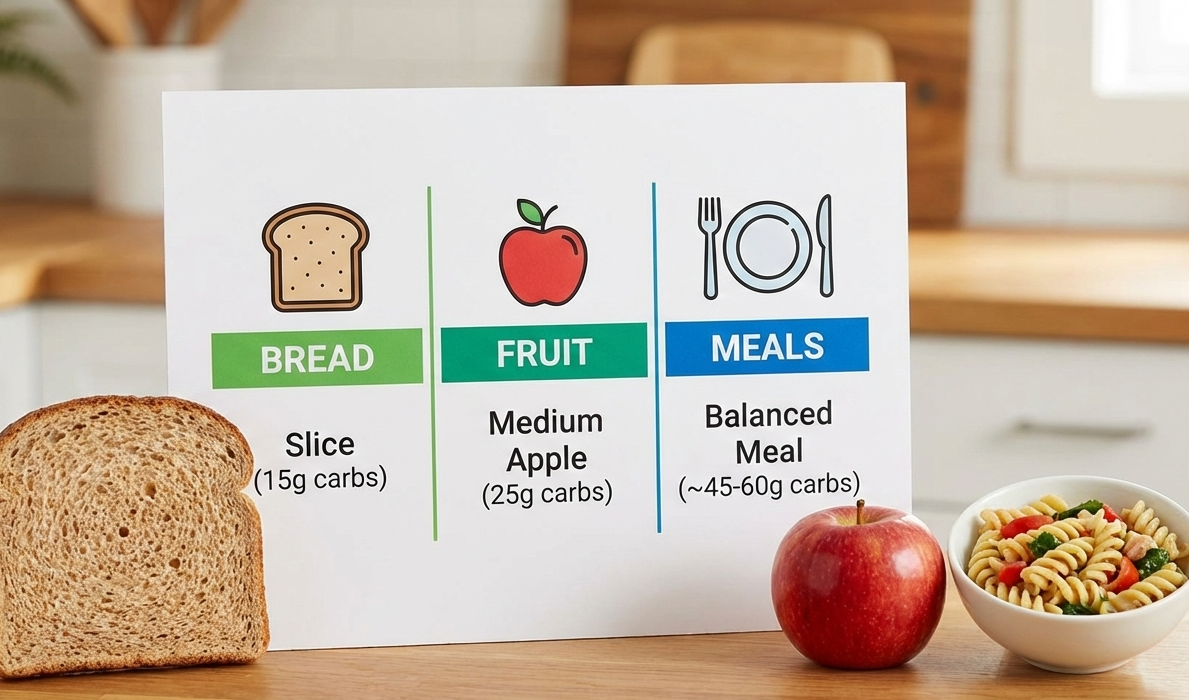 Carb Counting Cheat Sheets for Diabetes | Diabetic Gourmet Magazine